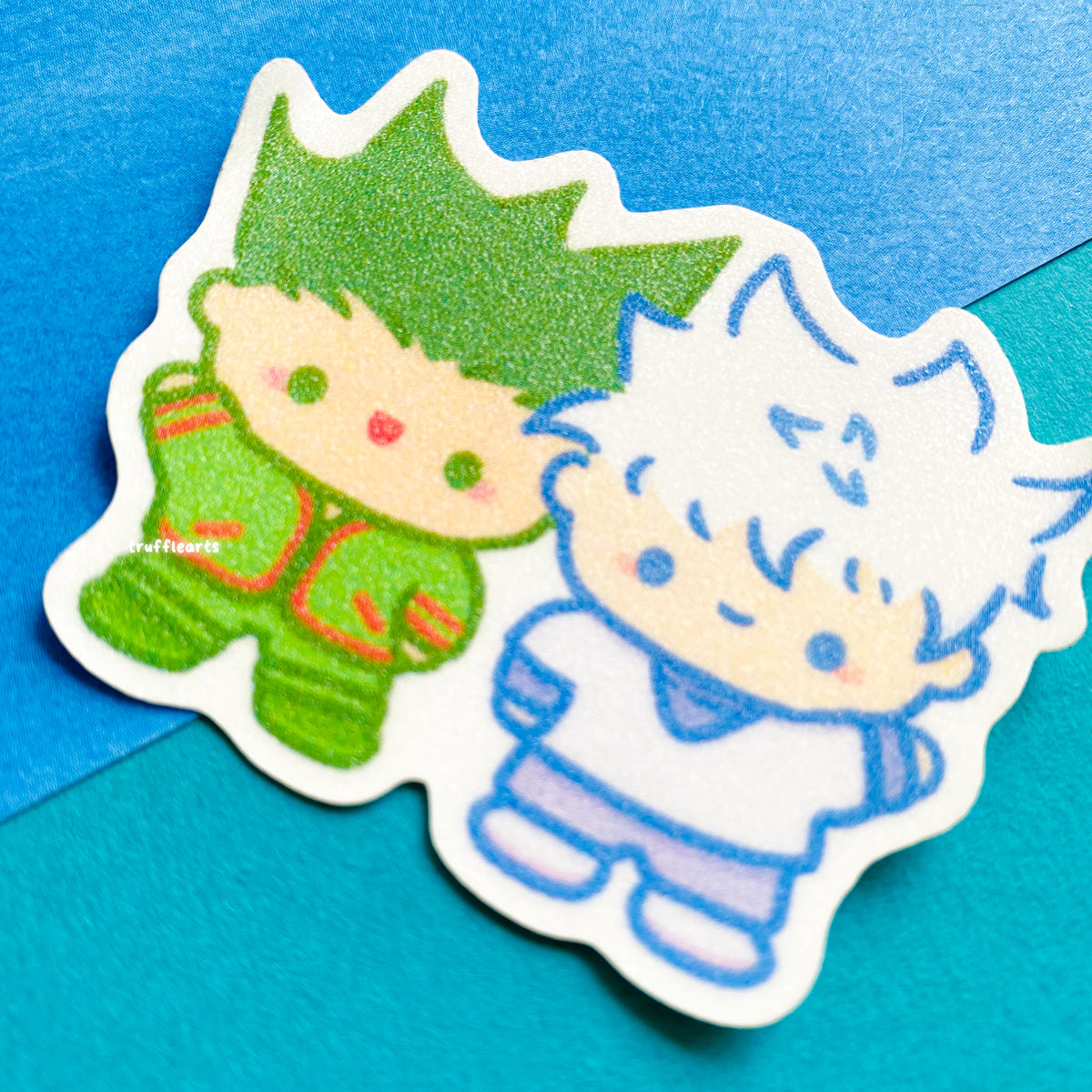 Gon & Killua Glitter Vinyl Sticker – Truffle Arts