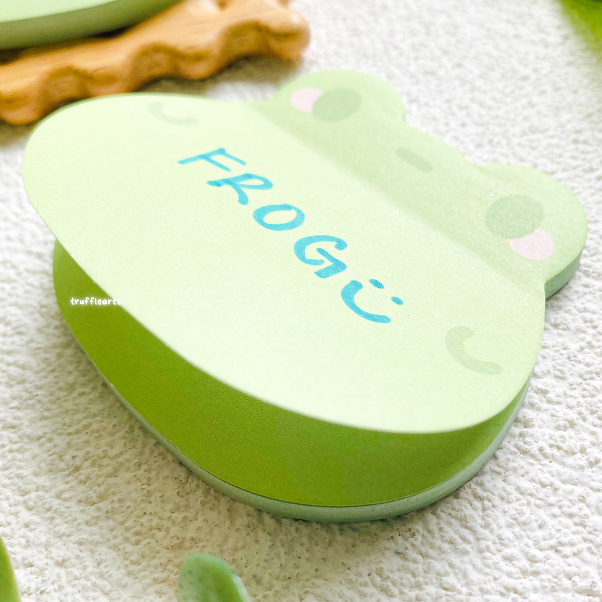 Wawa the Frog Sticky Memo Pad – Truffle Arts