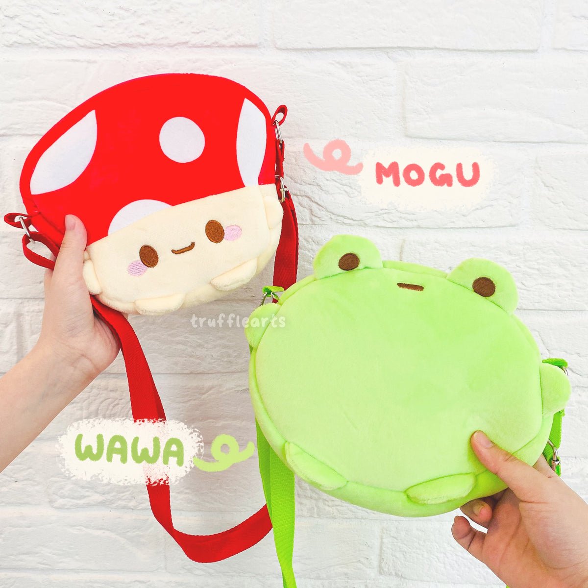 Mogu & Wawa Plush Bags – Truffle Arts