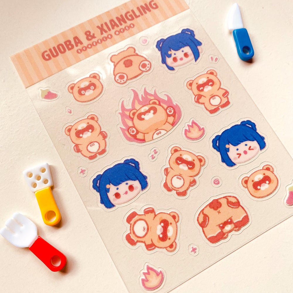 Guoba & Xiangling Sticker Sheet – Truffle Arts